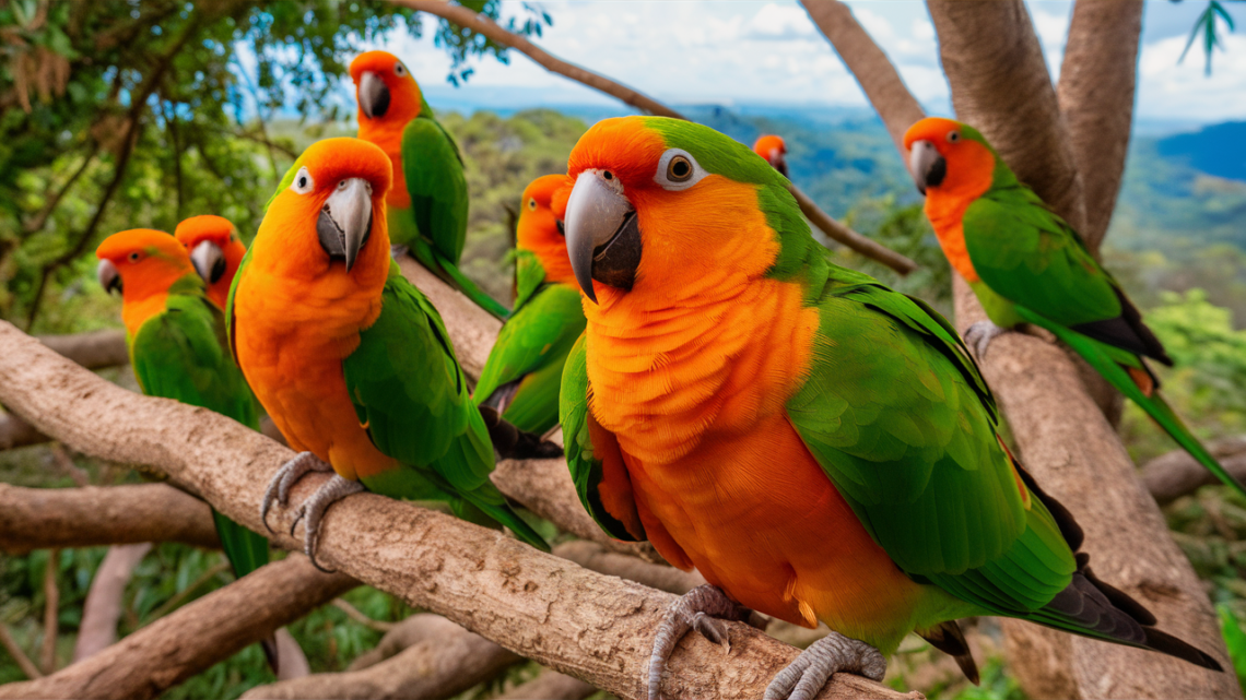 Guía Completa sobre el Perico Frente Naranja: Hábitat y Cuidado